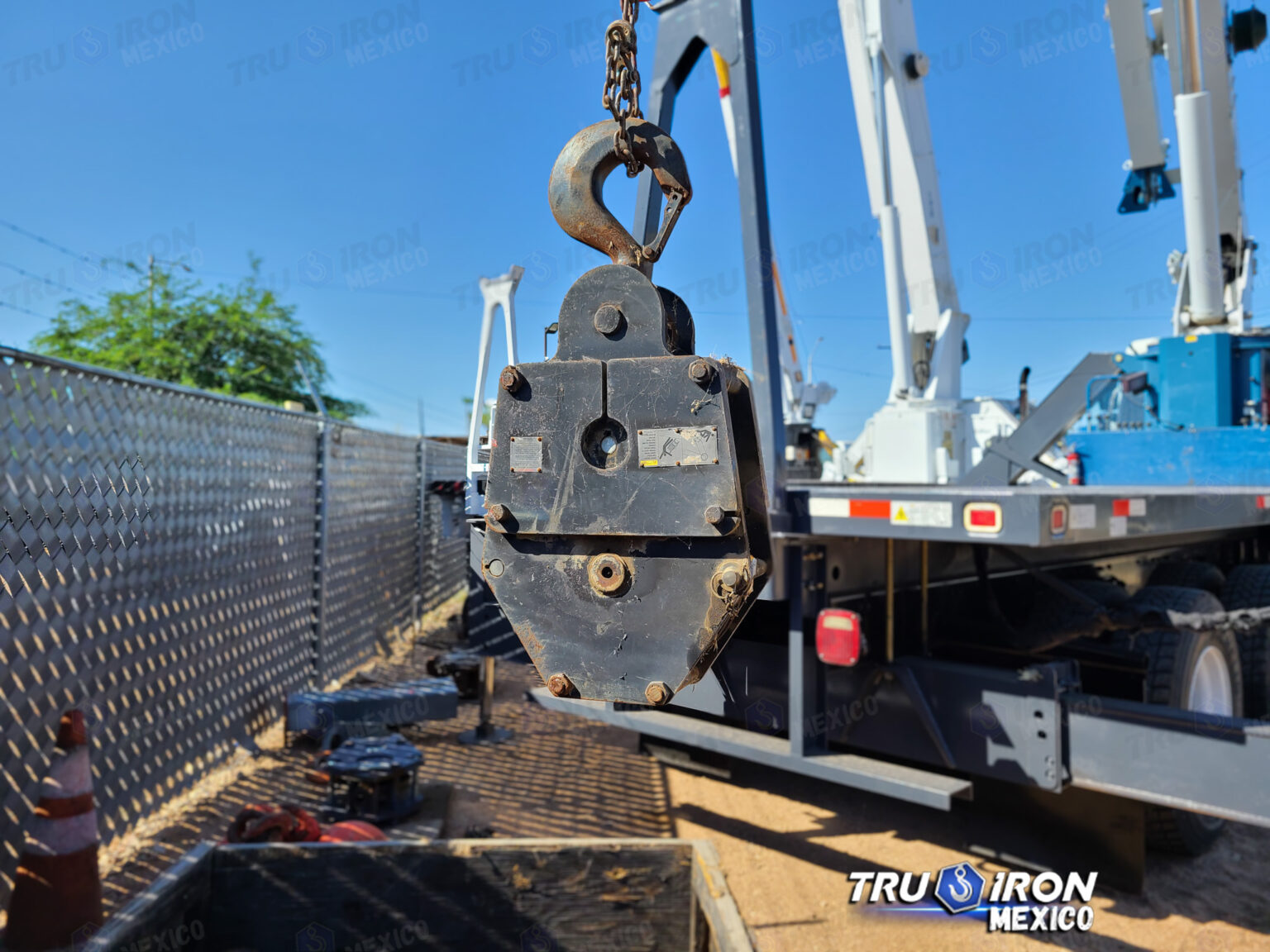 Gancho Patesca Jhonson Blocks 3 poleas 24.5 USTon - TRU IRON