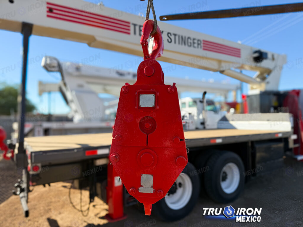 Gancho Patesca Jhonson Blocks 1 polea 15 US Ton - TRU IRON